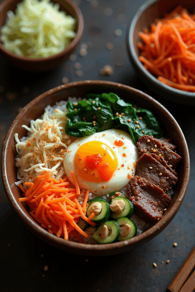Receta de Bibimbap: El Plato Coreano Que Te Enamorará - delicias ...